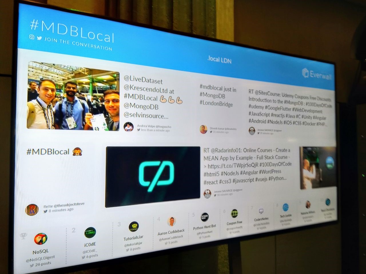 MongoDB London 2019 - LiveDataset